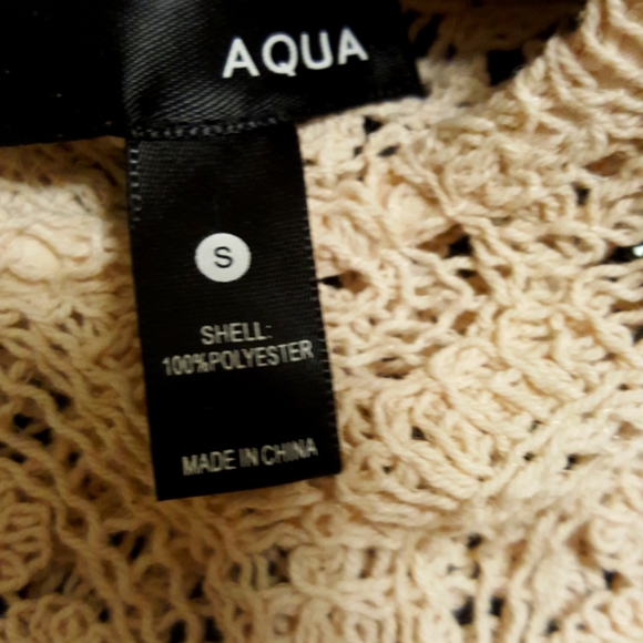Aqua | Tops | Nwt Aqua Brand Cream Small Crocheted Blouse | Poshmark